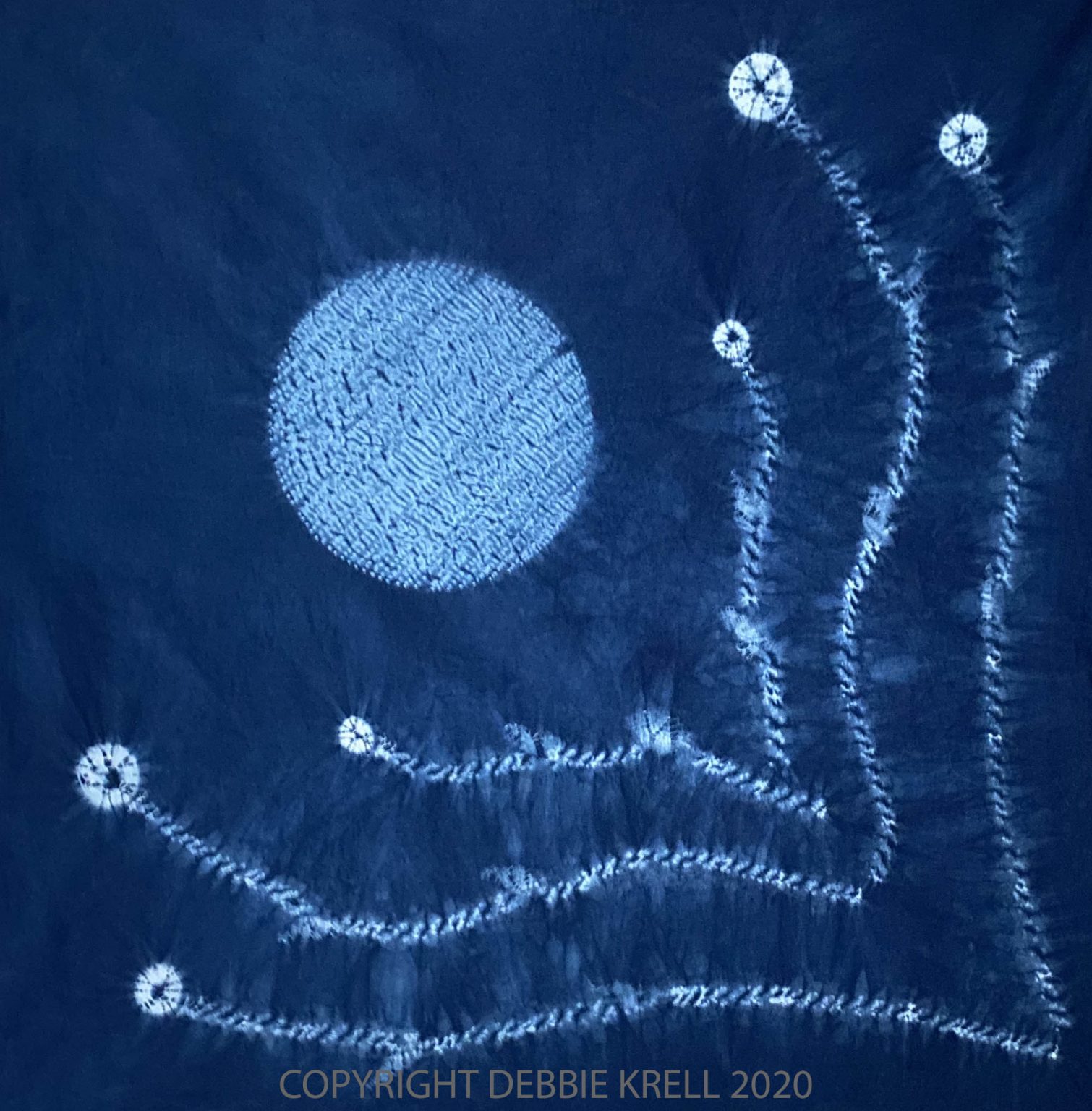 Shibori Stream Gallery - Jane Callender, Indigo Shibori Specialist