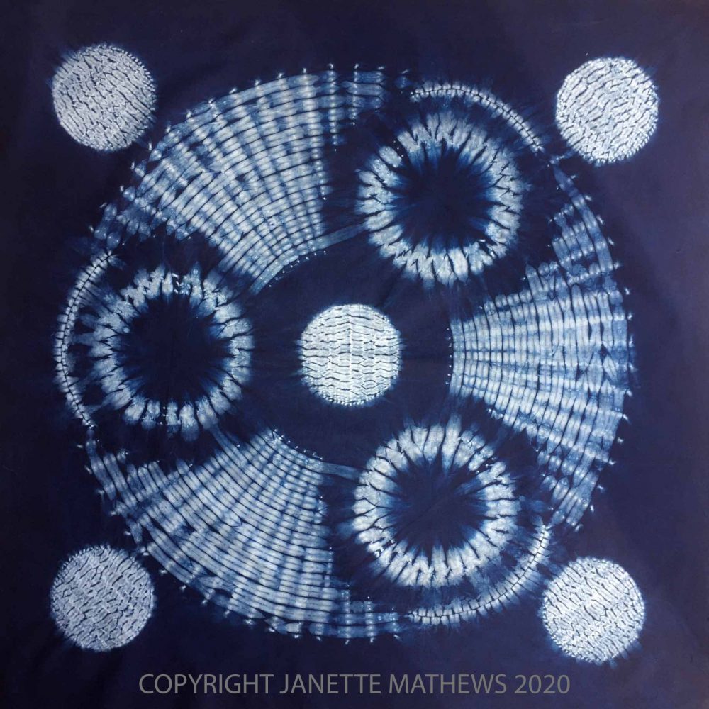 Shibori Stream Gallery - Jane Callender, Indigo Shibori Specialist