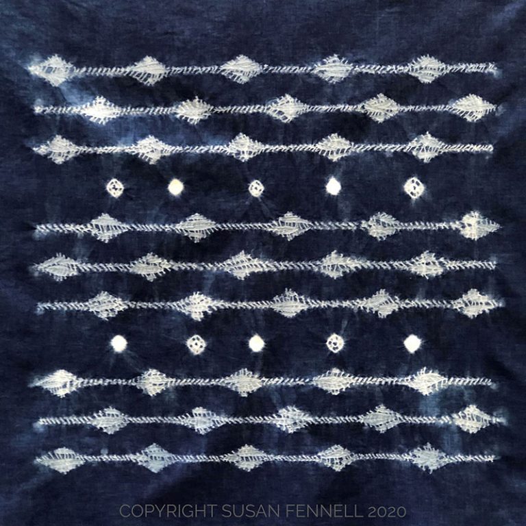 Shibori Stream Gallery - Jane Callender, Indigo Shibori Specialist