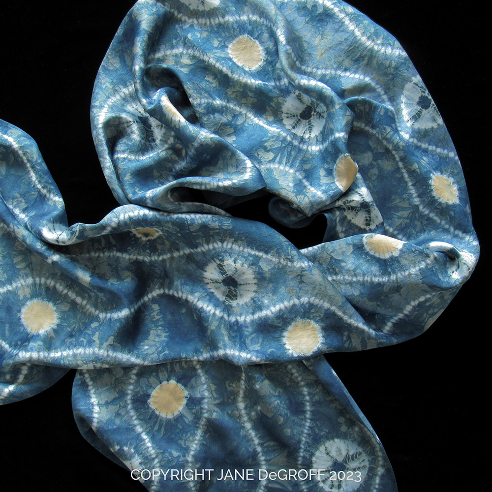 Shibori Stream Gallery - Jane Callender, Indigo Shibori Specialist